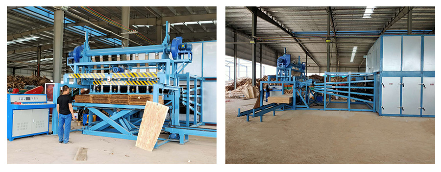 Steam Heated 3 Deck Veneer Roller Dryer - Shine Machinery Co., Ltd